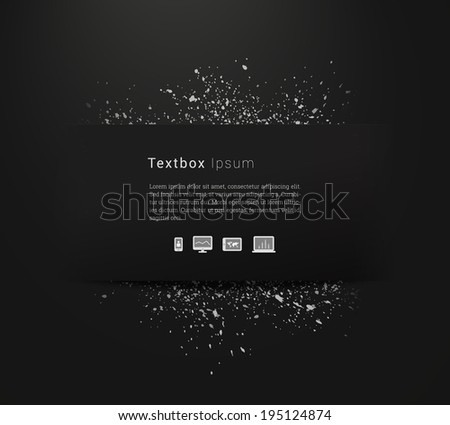 Scalable Minimal Paper Design Text Box Stock Vector (Royalty Free ...