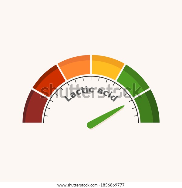 Scale Arrow Lactic Acid Measuring Device Stock Vector (Royalty Free ...