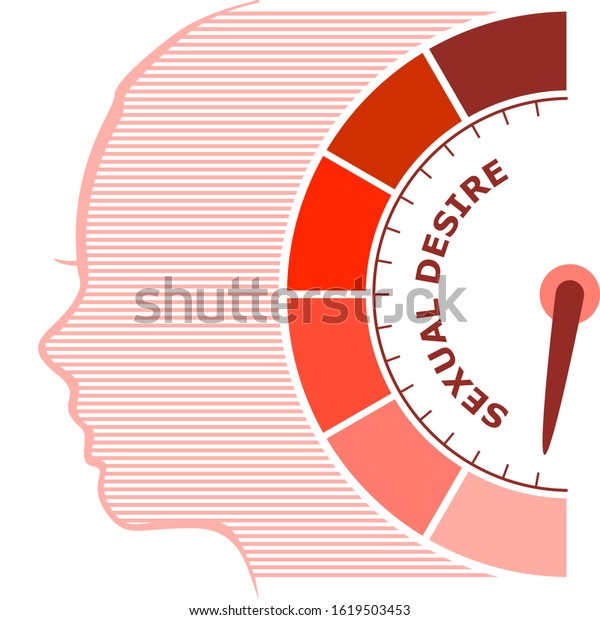 Scale Arrow Sexual Desire Level Measuring Stock Vector (Royalty Free ...