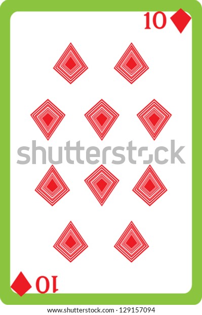 Scale Hand Drawn Illustration Playing Card Stock Vector (Royalty Free ...