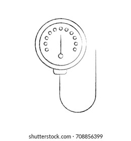 Scale Meter Device Manometer Pressure Gauge Stock Vector (Royalty Free ...