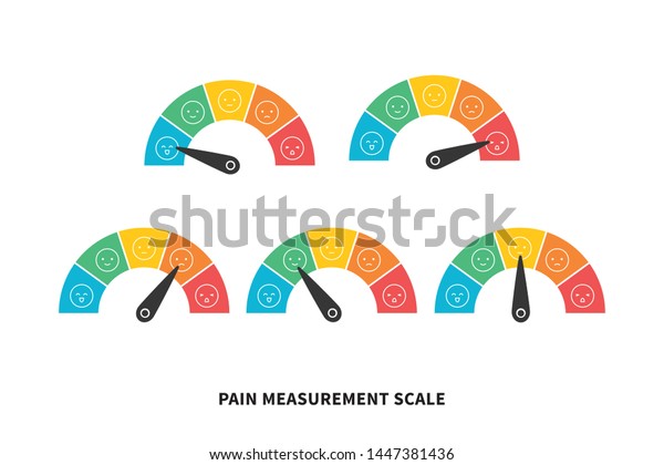 Scale Pain Round Chart Concept Set Stock Vector (Royalty Free ...