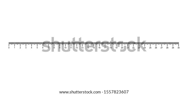 Scale Rulers Ruler Scale Vector Illustration Stock Vector (Royalty Free ...