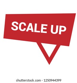 Scale Signlabel Scale Speech Bubble Scale Stock Vector (Royalty Free ...