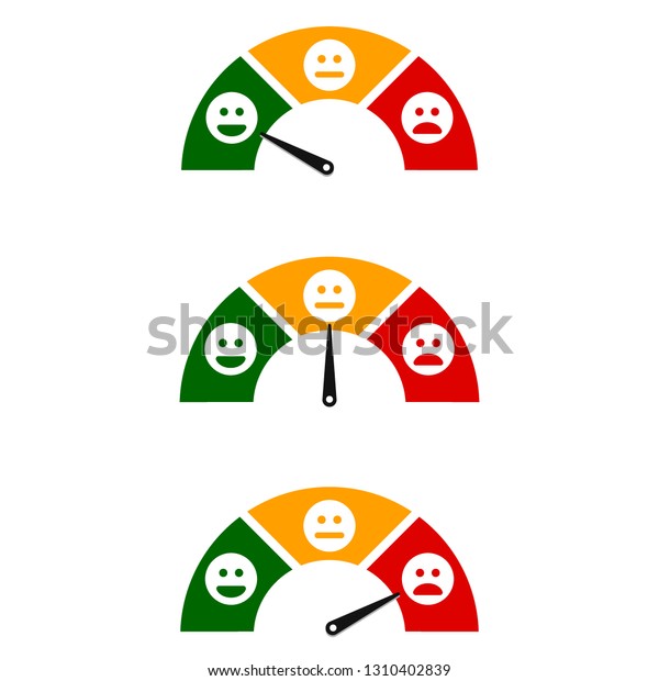 Scale Speed Valuation By Emoticonsvector Illustrationflat Stock Vector ...
