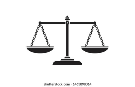 Scales Flat Design Vector Illustration Stock Vector (Royalty Free ...