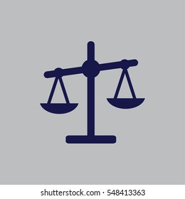 Scale Icon Logo Vector Design Stock Vector (Royalty Free) 1469128745