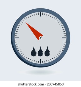 Scales Meter Devices Manometer Thermometer Spectrophotometer: vector de ...