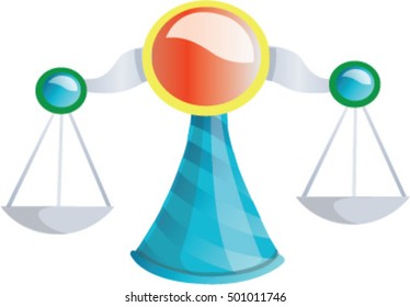 Scales Vector Icon Modern Vector Icon Stock Vector (Royalty Free ...