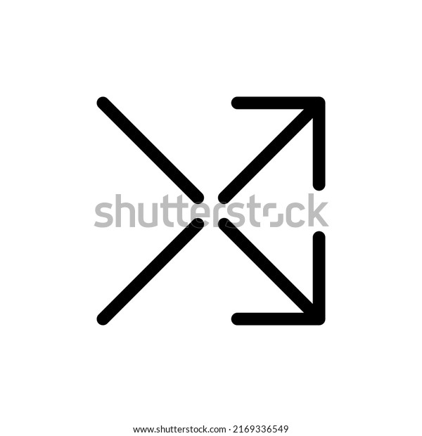 Scaling Arrow Icon Resize Symbol Template: เวกเตอร์สต็อก (ปลอดค่า ...