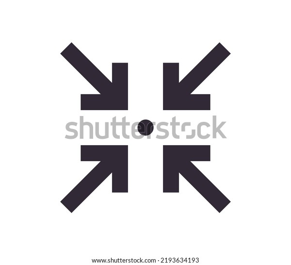 Scaling Symbol Sizing Arrow Icon Simple Stock Vector (Royalty Free ...