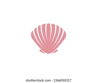 Scallop Logo Template Vector Icon Illustartion Stock Vector (Royalty ...