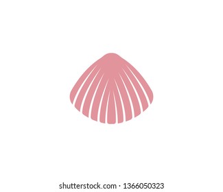 Scallop Logo Template Vector Icon Illustartion Stock Vector (Royalty ...