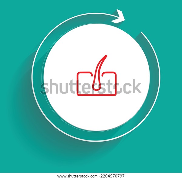 Scalp Scar Management Plan Icon Vector Stock Vector (Royalty Free ...