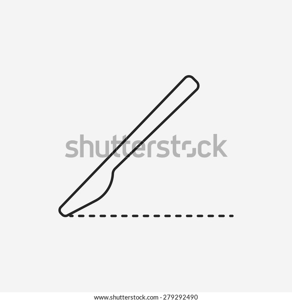 Scalpel Line Icon Stock Vector (Royalty Free) 279292490 | Shutterstock