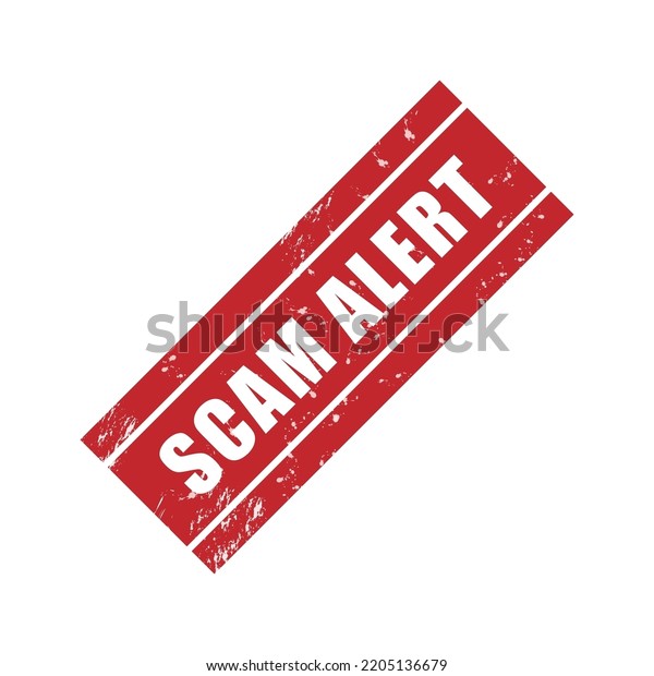 Scam Alert Stamp Grunge Effect Media Stock Vector (Royalty Free ...