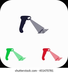 Scanner Illustration Set Blue Green Red Stock Vector (Royalty Free ...