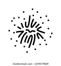 Scar Contractures Line Icon Vector Scar Stock Vector (Royalty Free ...