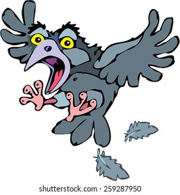 1,953 Cartoon bird scared Images, Stock Photos & Vectors | Shutterstock