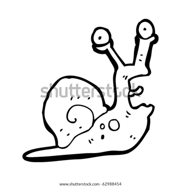 Scared Snail Cartoon Stock Vector (Royalty Free) 62988454 | Shutterstock