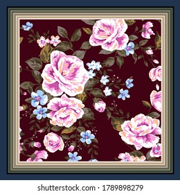 Scarf Design Textile Vector Illustration Stock Vector (Royalty Free ...