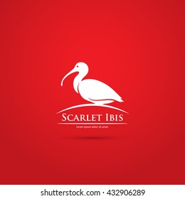 Scarlet Ibis Symbol Vector Illustration Stock Vector (Royalty Free ...