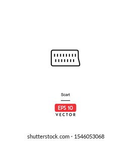 Scart Icon Computer Hardware Isolated On Stock Vector (Royalty Free ...