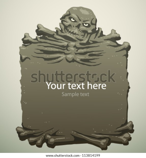 Scary Banner 04 Vector Stock Vector (Royalty Free) 113814199 | Shutterstock