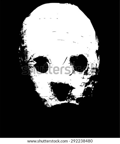 Scary Mask Vector Stock Vector (Royalty Free) 292238480 - Shutterstock