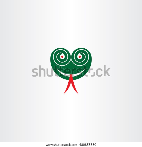 Scary Snake Head Hypnotized Eyes Vector: เวกเตอร์สต็อก (ปลอดค่า ...