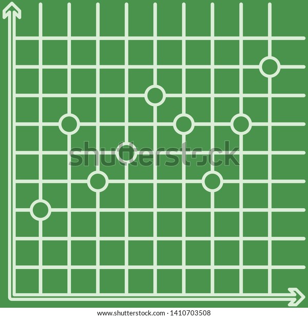 Scatter Diagram Axis Lines Dots On Stock Vector (Royalty Free ...
