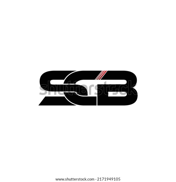 Scb Letter Monogram Logo Design Vector: เวกเตอร์สต็อก (ปลอดค่าลิขสิทธิ์ ...
