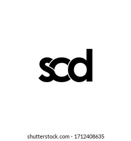 Scd Letter Original Monogram Logo Design Stock Vector (Royalty Free ...