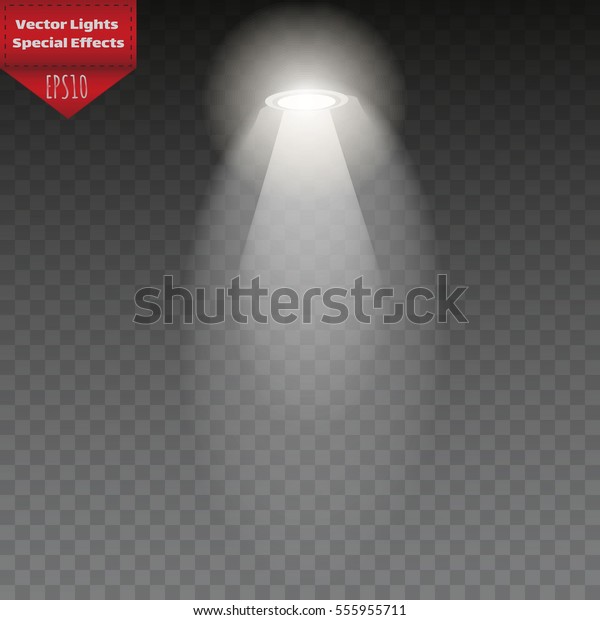 Scene Illumination Cold White Light Effect Stock Vector (Royalty Free ...