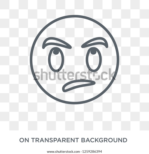 Sceptic Emoji Icon Sceptic Emoji Design Stock Vector (Royalty Free ...