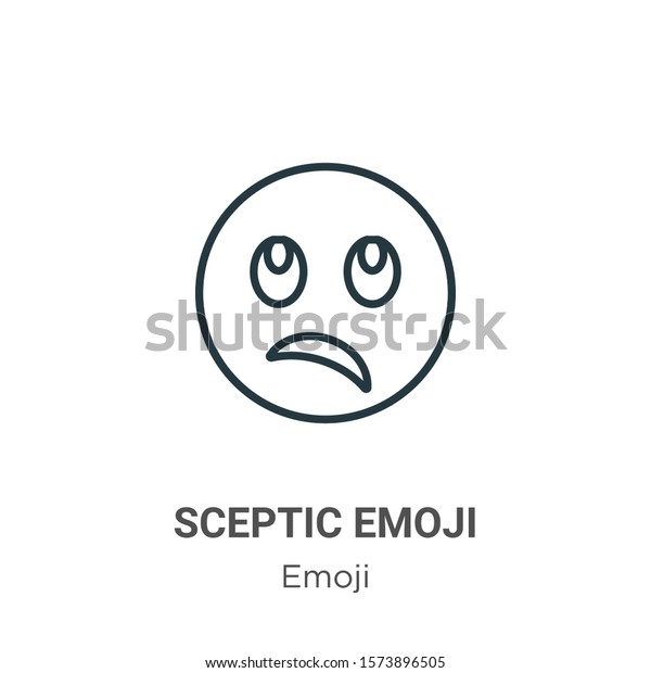 118 Sceptic emoji Gambar, Foto Stok & Vektor | Shutterstock