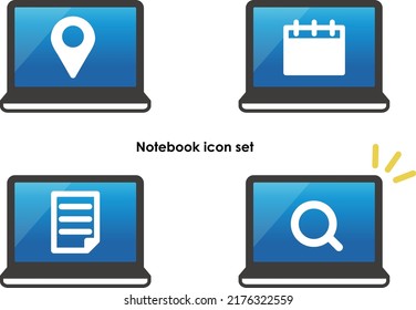 Schedule Appointment Document Confirmation Notebook Pc Stock Vector ...