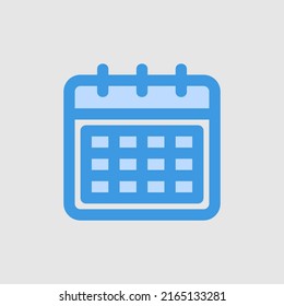 Schedule Icon Blue Style About Essentials Stock Vector (Royalty Free ...