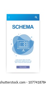 Schema Infographic Icon Stock Vector (Royalty Free) 1077418784 ...