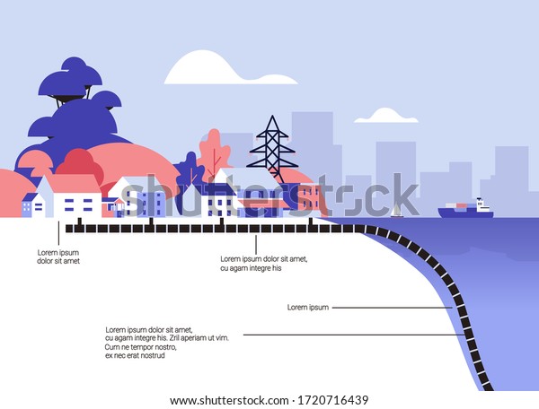 Schematic Cross Section Underwater Subsea Optic Stock Vector (Royalty ...