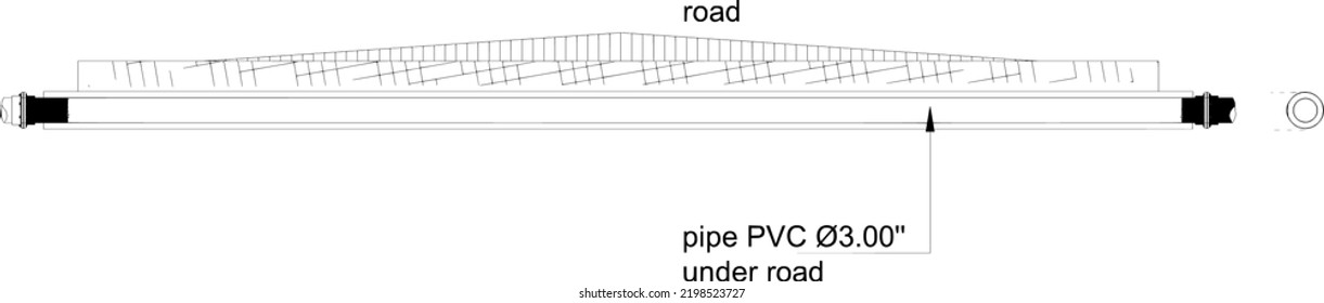 Schematic Sketch Distribution Pipe Ground Under Stock Vector (Royalty ... Schematic Sketch Distribution Pipe Ground Under Stock Vector (Royalty ...