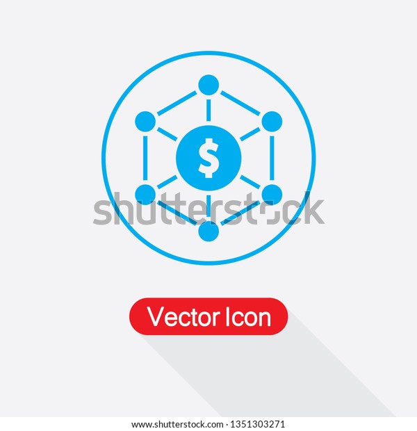 Scheme Icon Money Distribution Icon Vector Stock Vector (Royalty Free ...