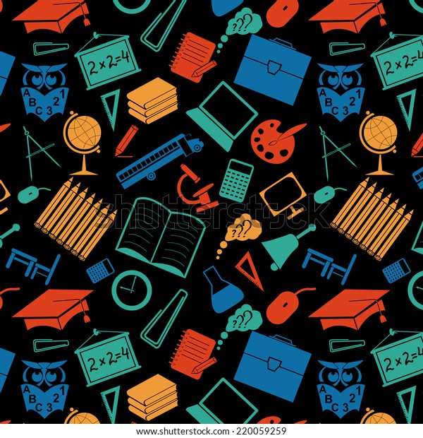 School Background Vector Illustration Stock Vector (Royalty Free ...
