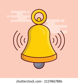 School Bell Vector Illustration Isolated On Stock Vector (Royalty Free) 2119867886 | Shutterstock