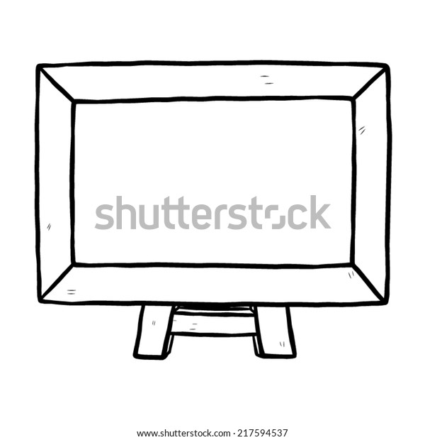 School Board Cartoon Vector Illustration Black Stock Vector (Royalty ...