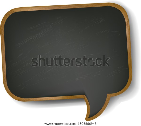 School Board Text Back School White Stock Vector (Royalty Free ...