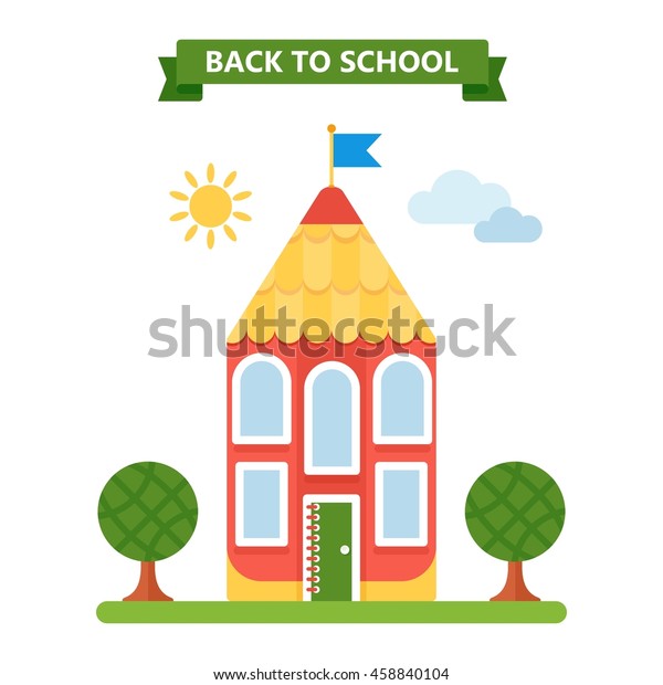 School Building Form Pencil Textures Backgrounds: เวกเตอร์สต็อก (ปลอด ...
