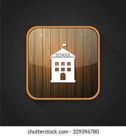School Building Icon Stock Vector (Royalty Free) 329396780 | Shutterstock