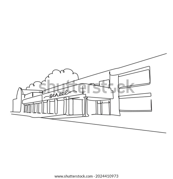 42,352 History Building Line Art Images, Stock Photos & Vectors ...