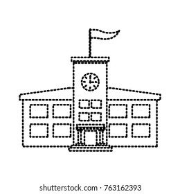 School Building Symbol Stock Vector (Royalty Free) 763162393